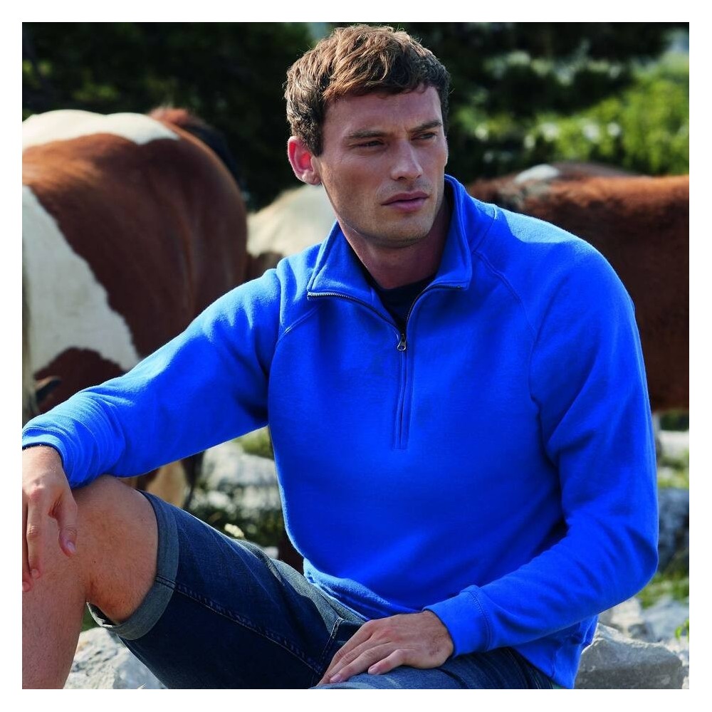 Sweat manches longues col zippé personnalisable